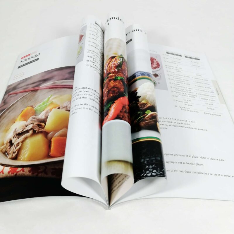 Perfect Binding Cook Book Printing - YBJ Book Printing