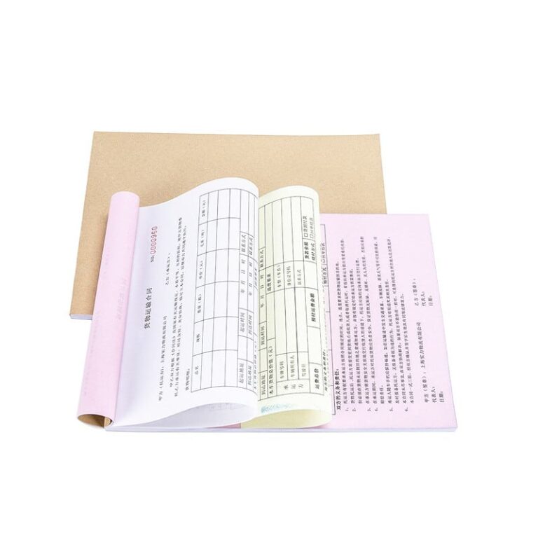 custom carbonless invoice book - YBJ Book Printing