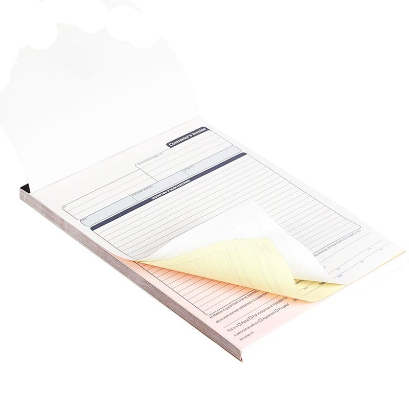 customized personalised invoice book - YBJ Book Printing