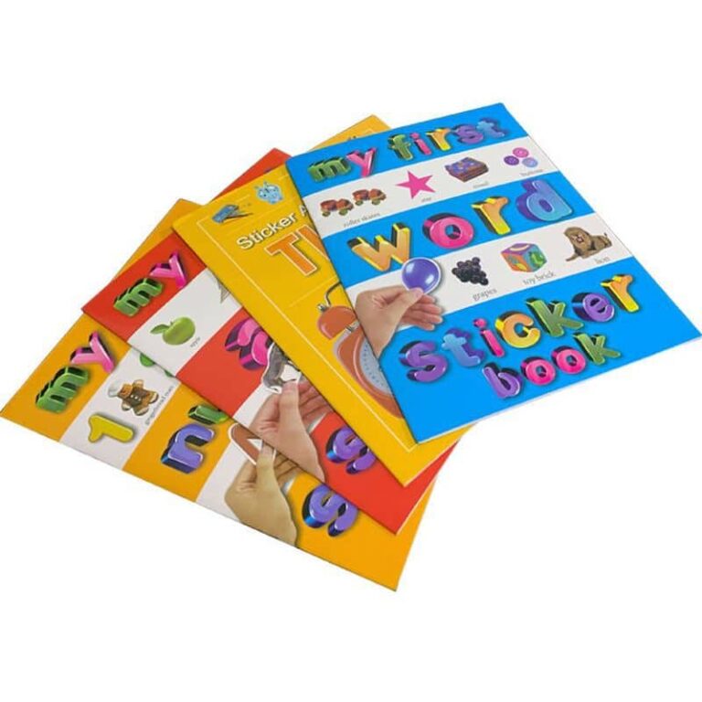 Sticker Book Printing - YBJ Book Printing